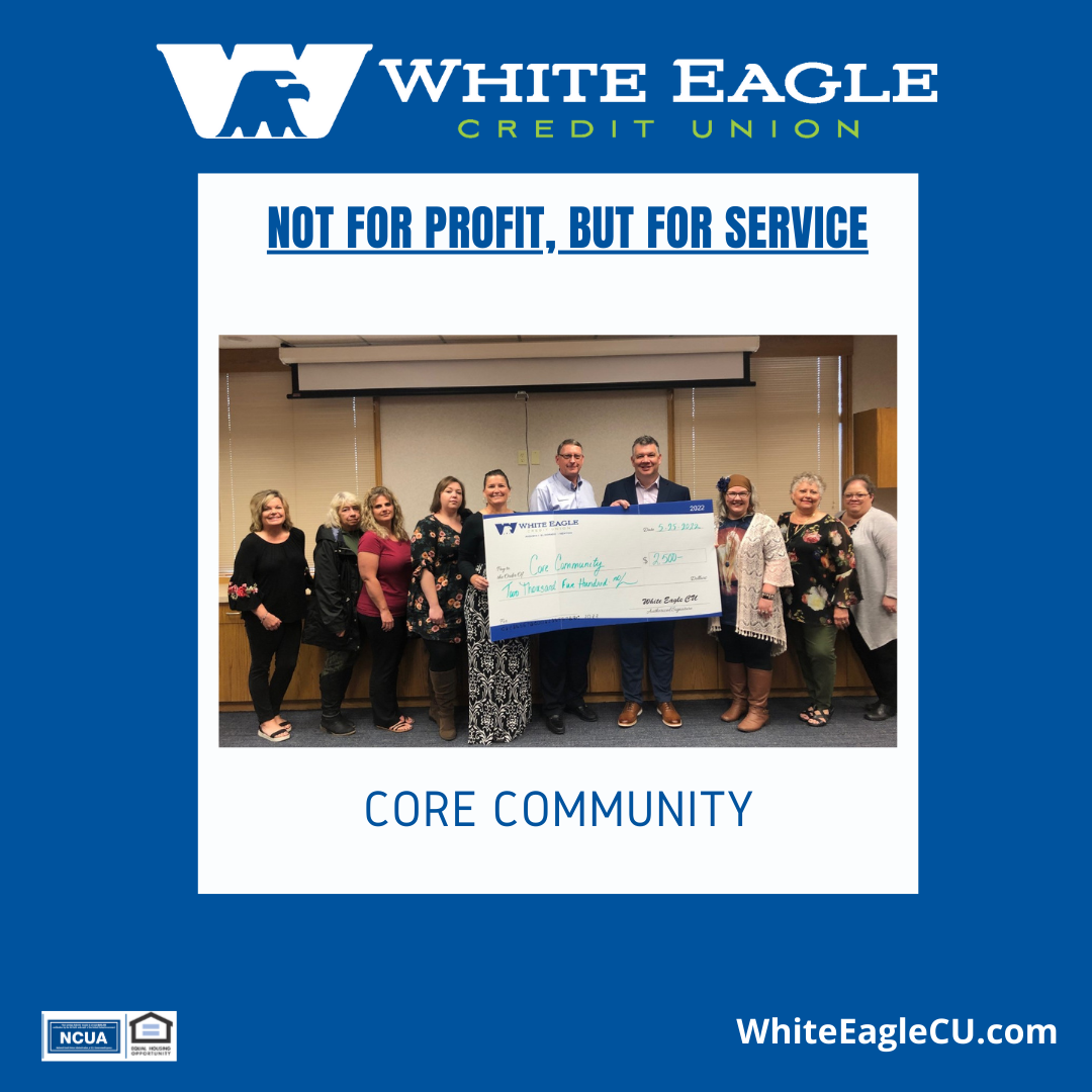 Giving back to the Community - White Eagle Credit Union