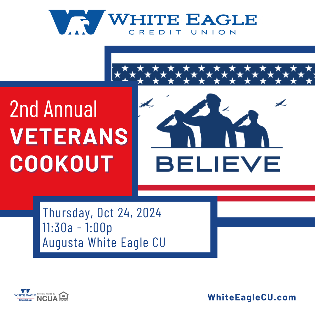 2nd Annual Veterans Cookout - White Eagle Credit Union