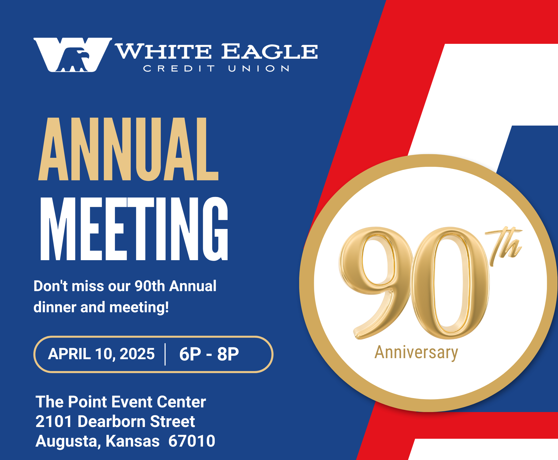 Celebrating 90 years - White Eagle Credit Union